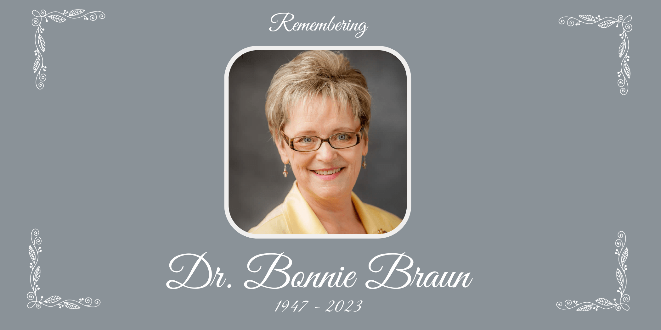 Remembering Dr. Bonnie Braun (1947-2023) | University of Maryland ... Remembering Dr. Bonnie Braun (1947-2023) | University of Maryland ...